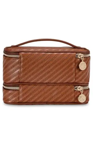 Stephanie Johnson Jenny Train Case - Cognac