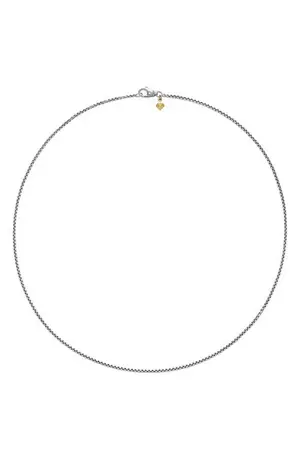 David Yurman Box Chain Necklace - Silver