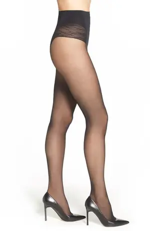 Wolford Tummy Control 20 Tights - Black 1