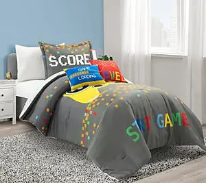 LUSH DECOR Video Games Oversized Comforter 4-piece Twin By - One-color
