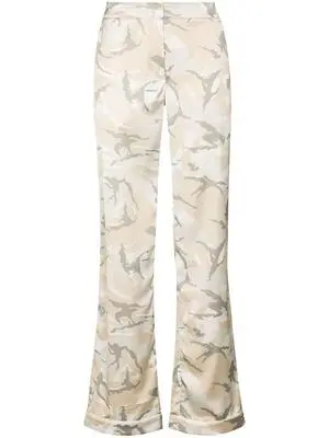 Off-White Camouflage-pattern Flared Trousers