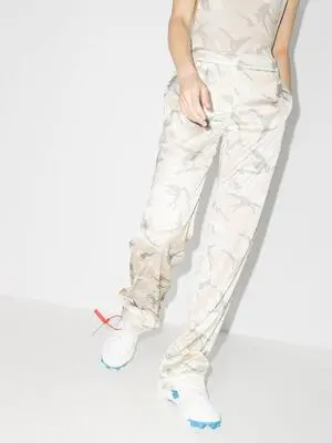 Off-White Camouflage-pattern Flared Trousers