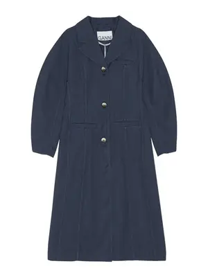 GANNI Twill Coat