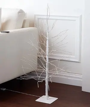 VALERIE Illuminated Twinkling Birch Tree - One-color