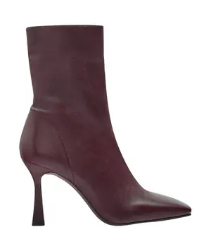 Zara Heeled Leather Ankle Boots