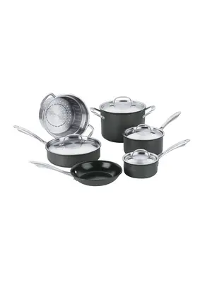 CUISINART GREENGOURMET Hard Anodized 10-piece Cookware Set - One-color