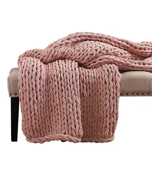 BERKSHIRE BLANKET Chunky Rope Knit Throw