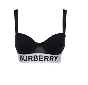 Burberry Fabric Padded Bra With Logo Band - One-color