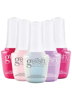 GELISH MINI Soak-Off Gel Nail Polish Exhale - One-color
