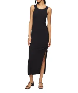 Calvin Klein Ruched Midi Tank Dress
