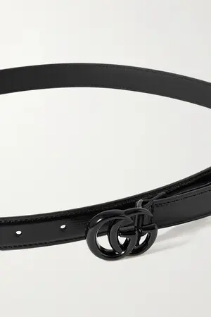 Gucci Glossed-leather Waist Belt