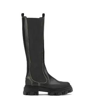 GANNI Knee Chelsea Boots