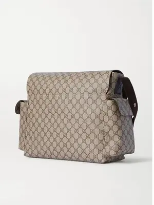 Gucci Ophidia Printed Coated-canvas Diaper Bag - Neutrals
