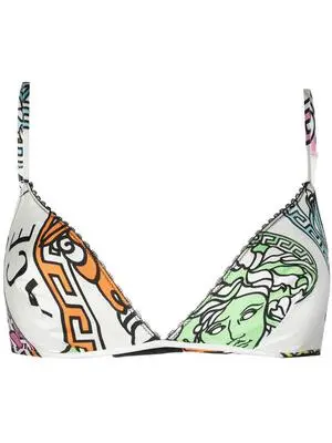 Versace Medusa-print Soft Cup Bra