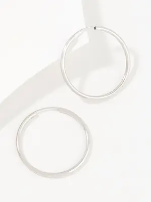 ETERNAGOLD EternaGold Endless 3/4"-2" Hoop Earrings, 14K Gold - One-color