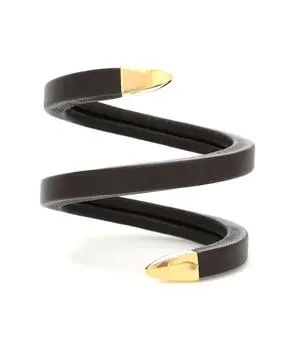 Bottega Veneta Leather Cuff Bracelet
