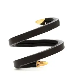Bottega Veneta Leather Cuff Bracelet