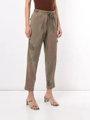 JAMES PERSE Camouflage Print Cargo Trousers