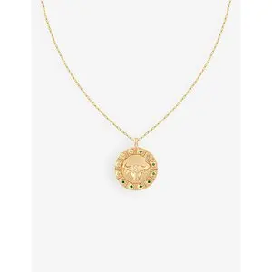 ASTRID & MIYU Taurus Zodiac Necklace - Gold