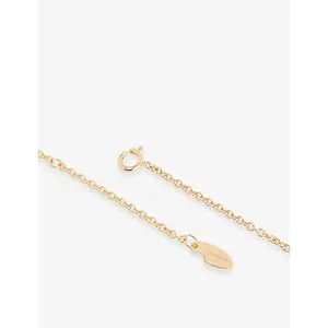 Off-White Logo Double-chain Brass Necklace