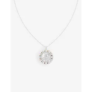 ASTRID & MIYU Leo Zodiac Pendant Necklace - Silver