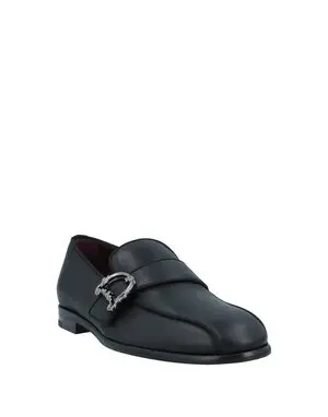 Dolce & Gabbana Loafers In Calfskin, Viscose And Cotton