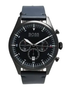 BOSS Hugo Piorn Watch Wrist Watch Stainless Steel, Soft Leather