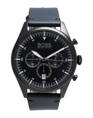 BOSS Hugo Piorn Watch Wrist Watch Stainless Steel, Soft Leather