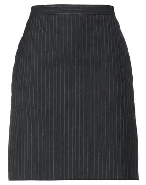 Alexander Mcqueen Black Wash Skirts