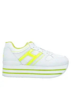 Hogan Leather Low-top Sneakers - Yellow