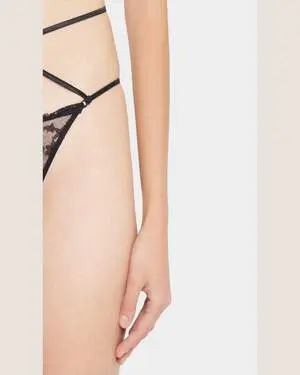 Kiki De Montparnasse Jolie Strappy Lace Thong