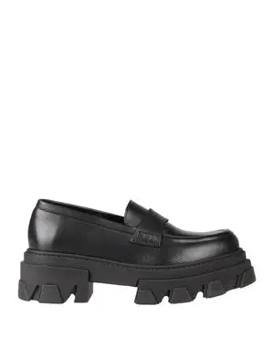 ALOHAS Leather Chunky Loafers - Black