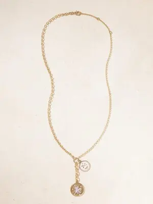 FOUNDRAE Resilience And Passion 18-karat Enamel And Diamond Necklace