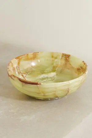 Jia Jia Large Onyx Bowl - Green