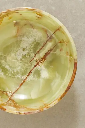 Jia Jia Large Onyx Bowl - Green