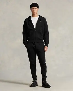 Polo Ralph Lauren Double Knit Full-zip Hoodie - Black