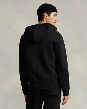 Polo Ralph Lauren Double Knit Full-zip Hoodie - Black