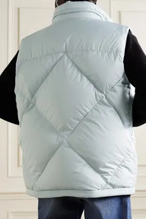 Loro Piana Silas Reversible Hooded Quilted Shell Down Gilet