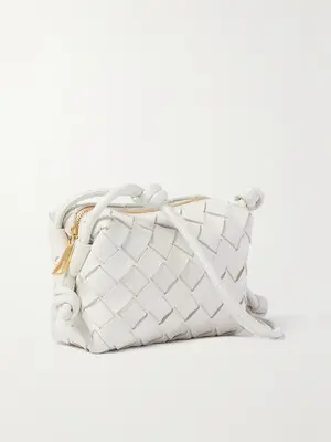 Bottega Veneta Loop Crossbody Bag - White