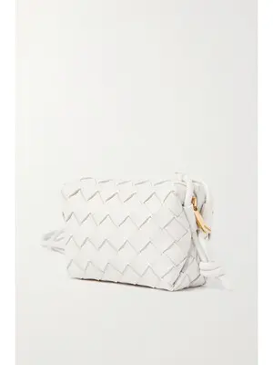 Bottega Veneta Loop Crossbody Bag - White