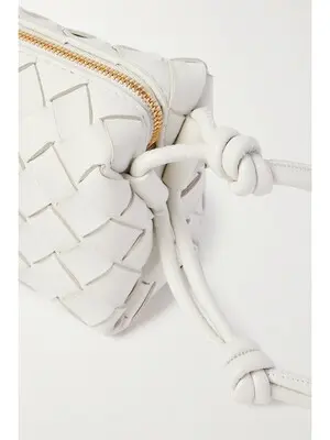 Bottega Veneta Loop Crossbody Bag - White