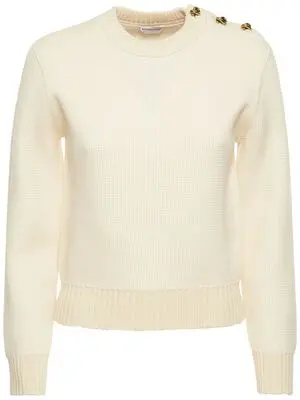 Bottega Veneta Wool Knit Sweater - Bone