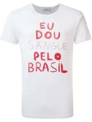 AMIR SLAMA Eu Dou Sangue T-shirt