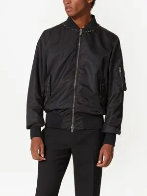 Valentino Garavani Studded Bomber Jacket
