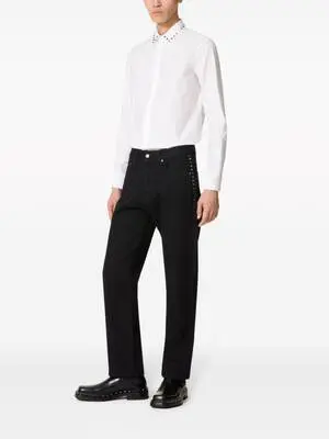 Valentino Garavani Untitled Stud Cotton Shirt