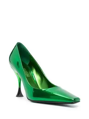 3JUIN 100mm Patent-finish Pumps
