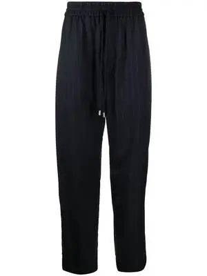 LANVIN Pinstriped Straight-leg Trousers