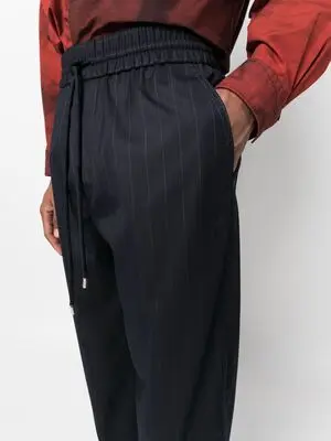 LANVIN Pinstriped Straight-leg Trousers