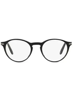 Persol Round-frame Eyeglasses - Black