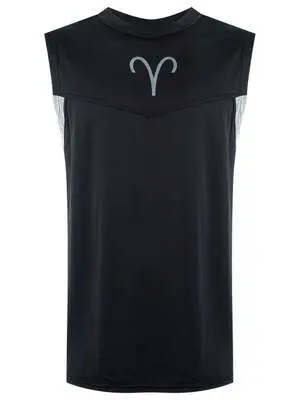 AMIR SLAMA Logo-print Tank Top - Black